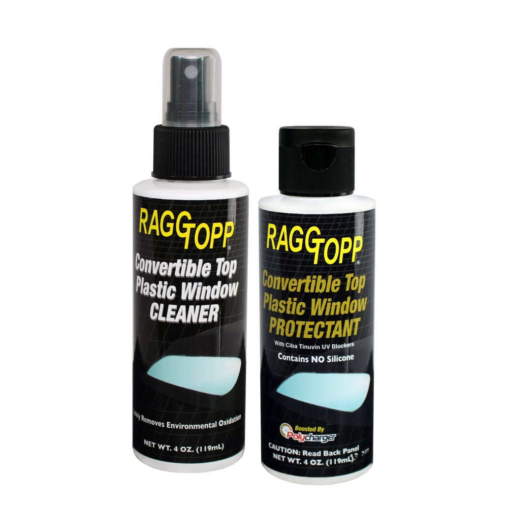 RAGGTOPP Convertible Top Plastic Window Cleaner and Protectant Kit ...