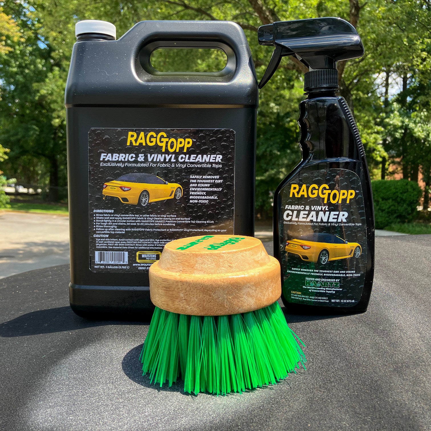 RAGGTOPP CONVERTIBLE TOP FABRIC & VINYL CLEANER - GALLON (128 fl oz ...